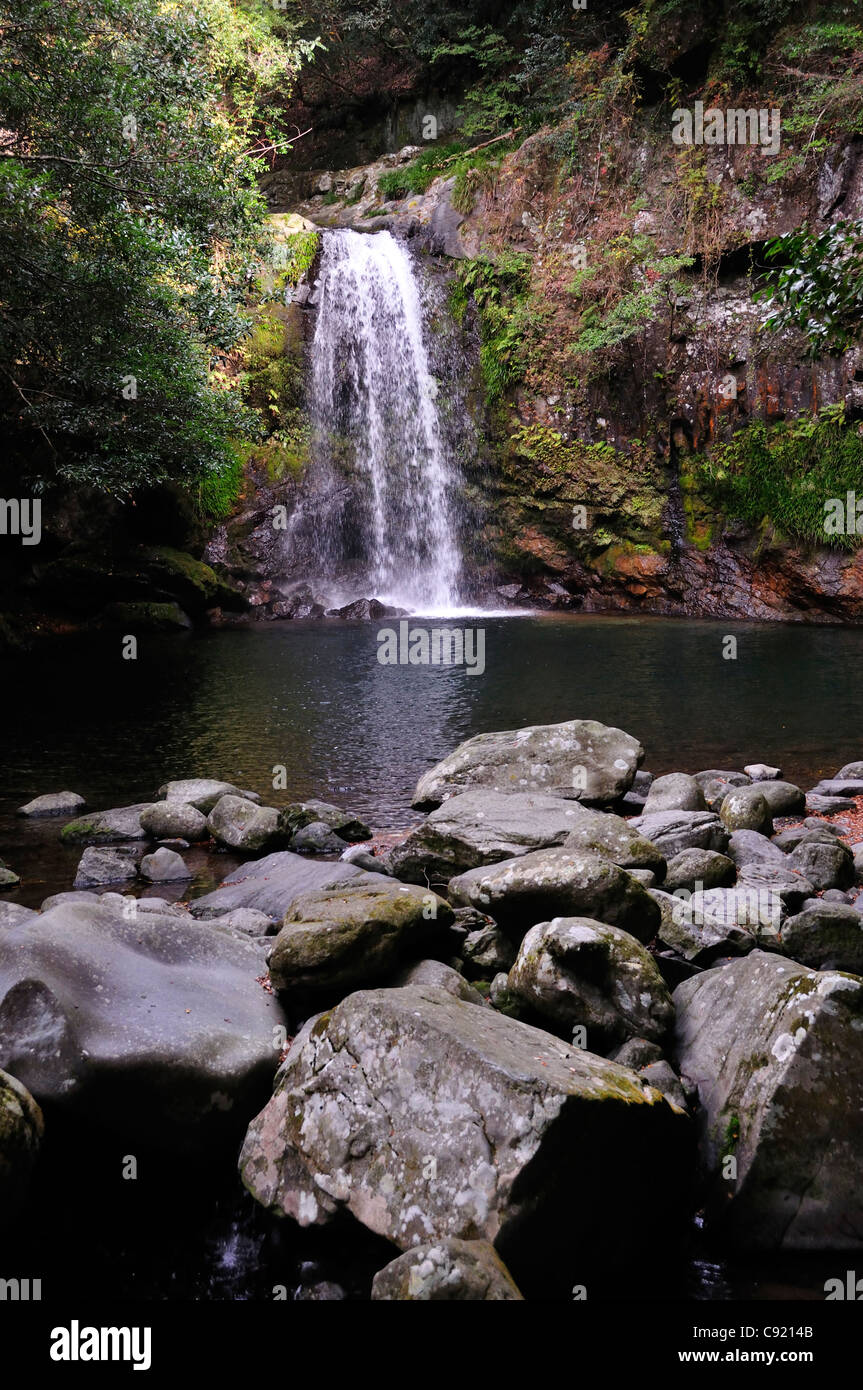 Todoroki Falls (meaning 'thunder') is located near the origin of the ...