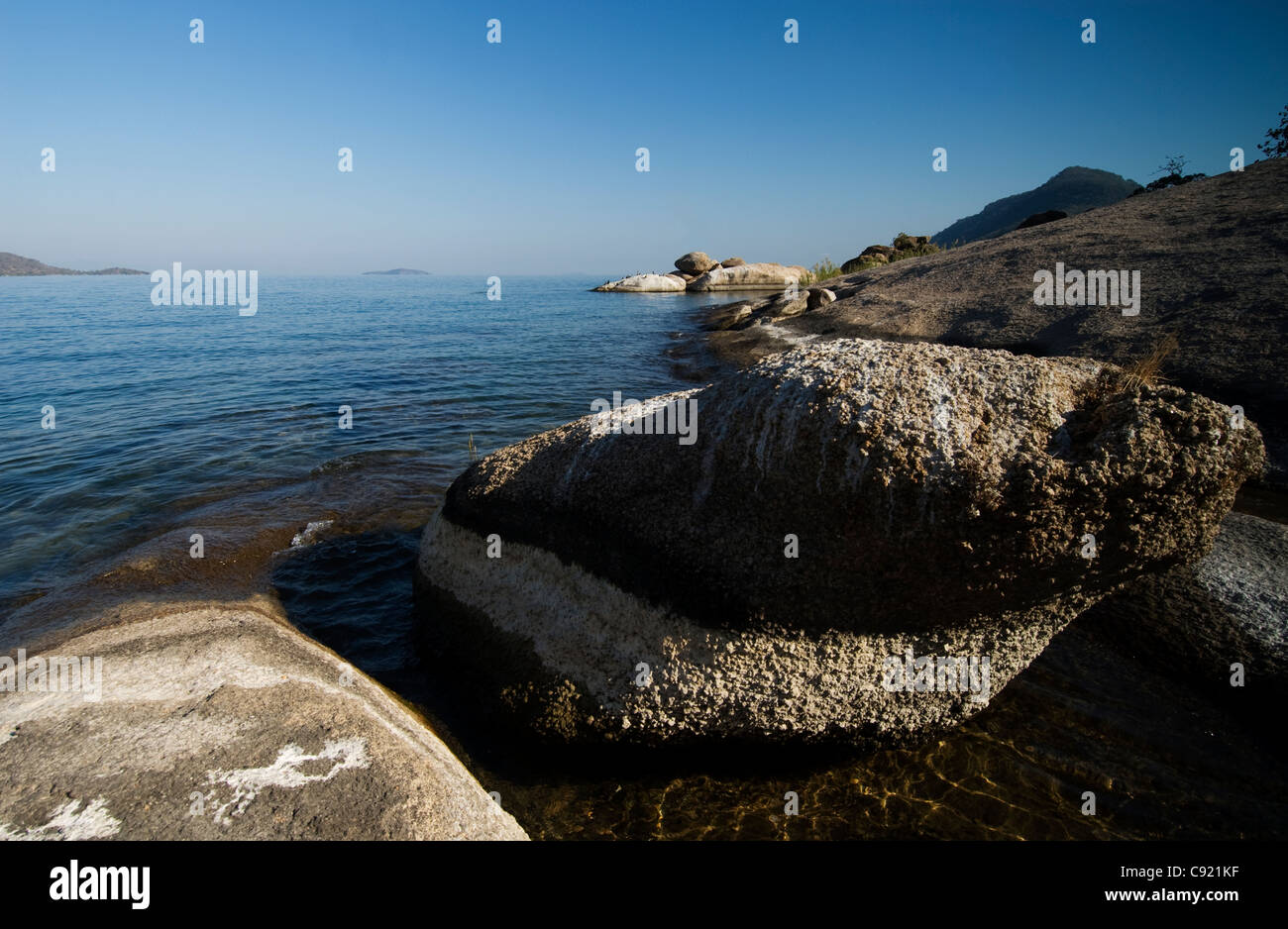 Cape Maclear shoreline is a beautiful landscape at the southern end of ...