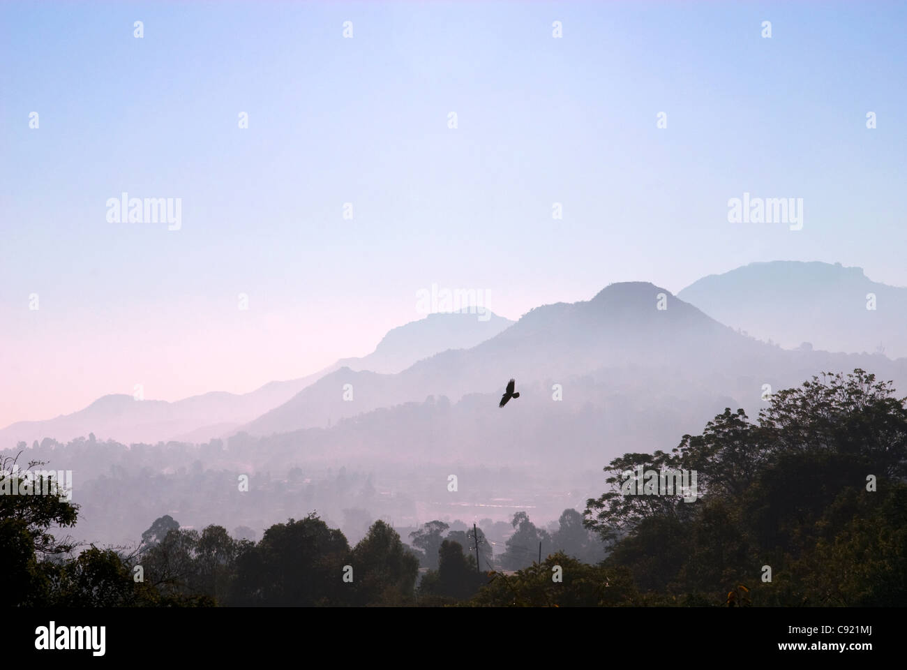 Hills surround the eastern suburbs of Blantyre and Limbe in Southern ...
