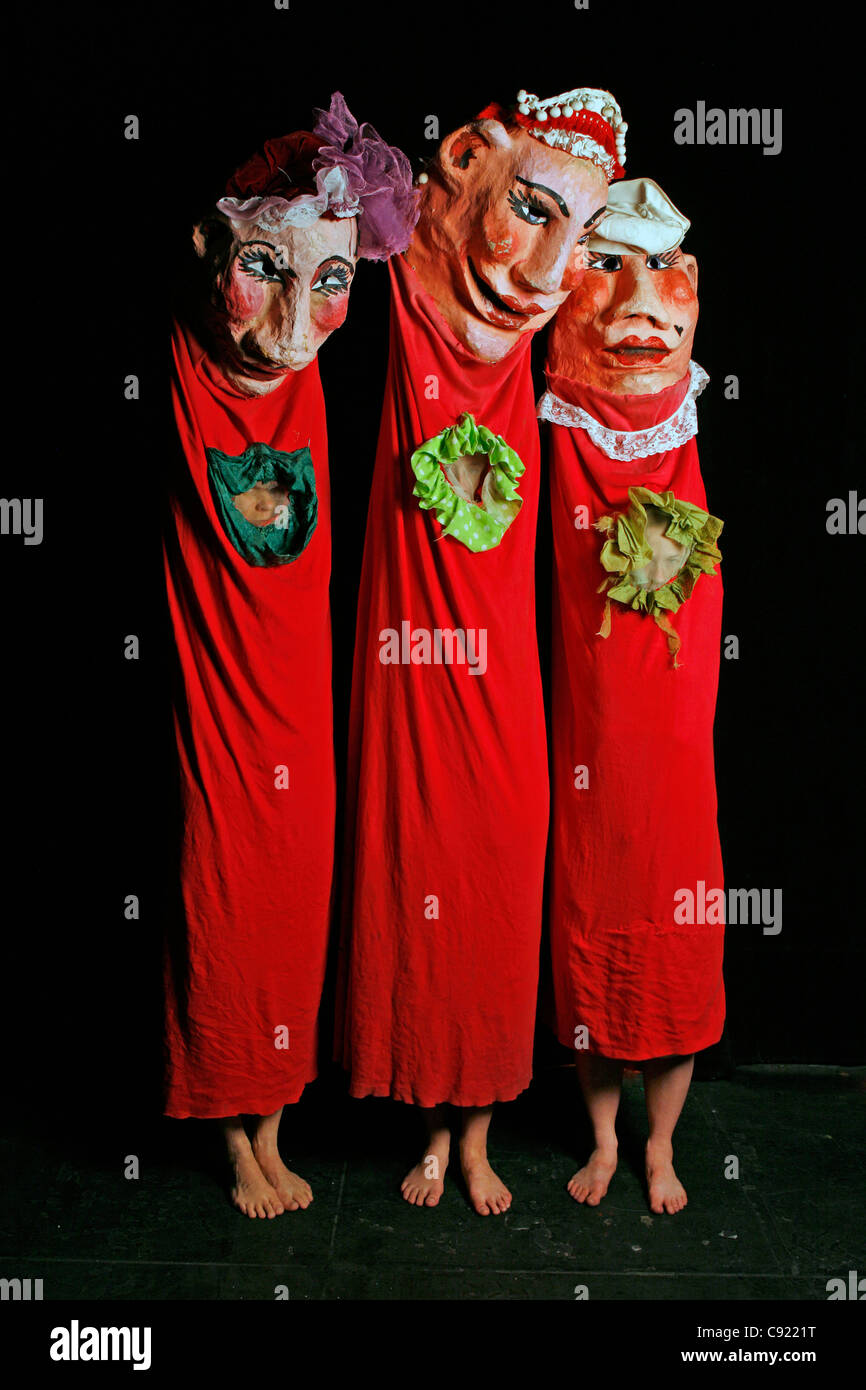 Bread & Puppet performance at Theater for the New City Stock Photo - Alamy
