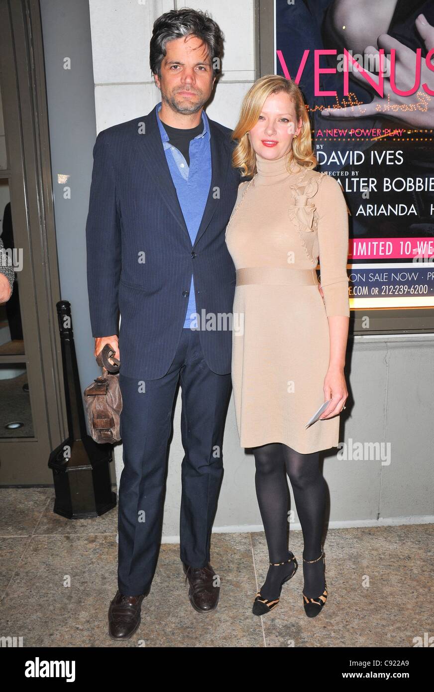 Guest, Gretchen Mol at arrivals for Manhattan Theatre Club's VENUS IN ...