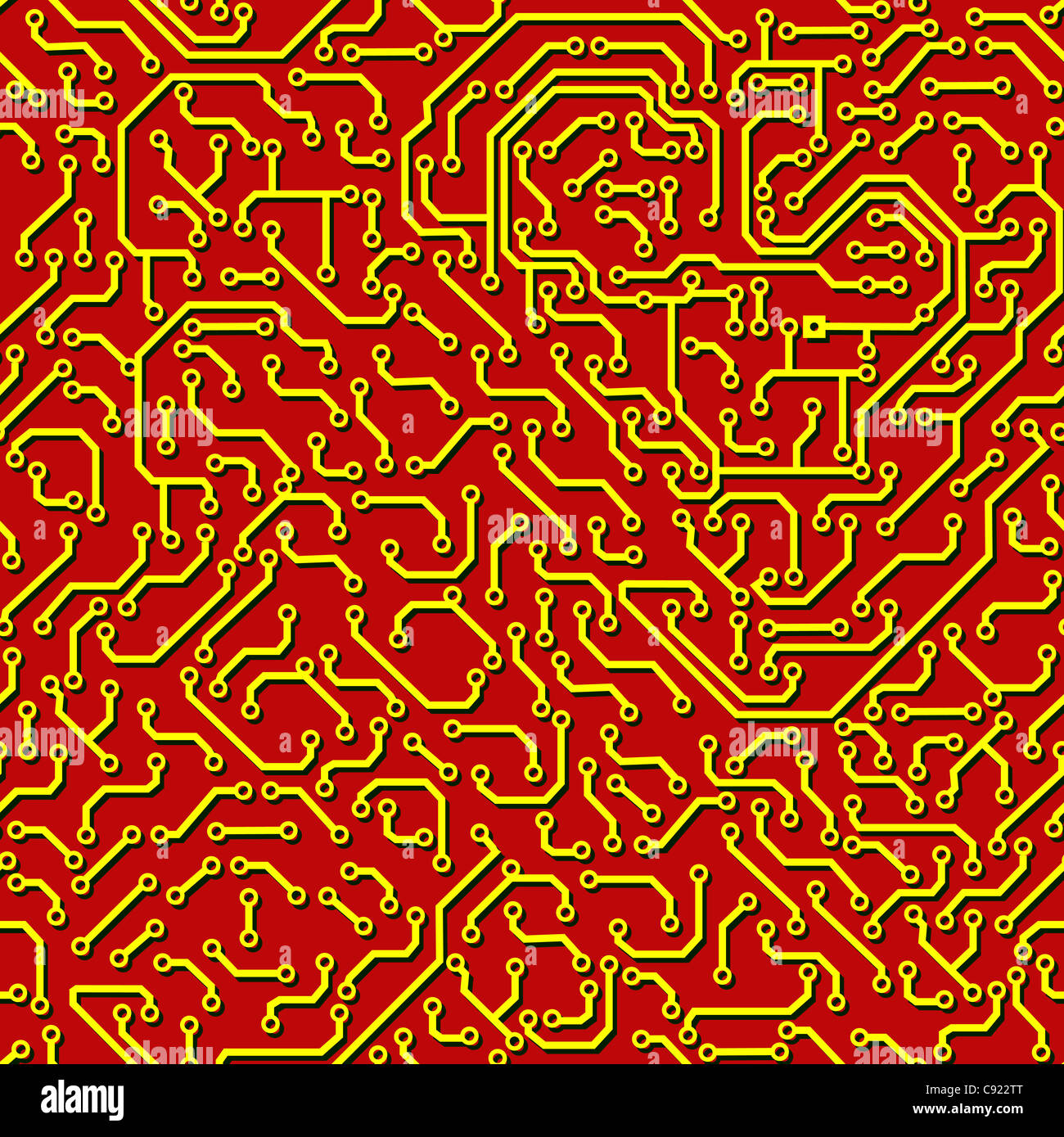 Seamless pattern. Computer circuit board Stock Photo - Alamy