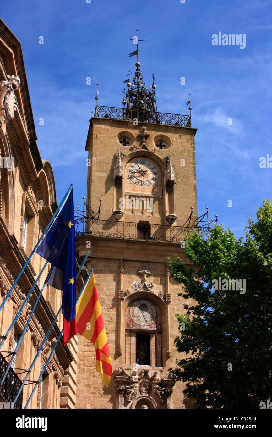 Aix is a city famous for its beautiiful architecture Stock Photo - Alamy
