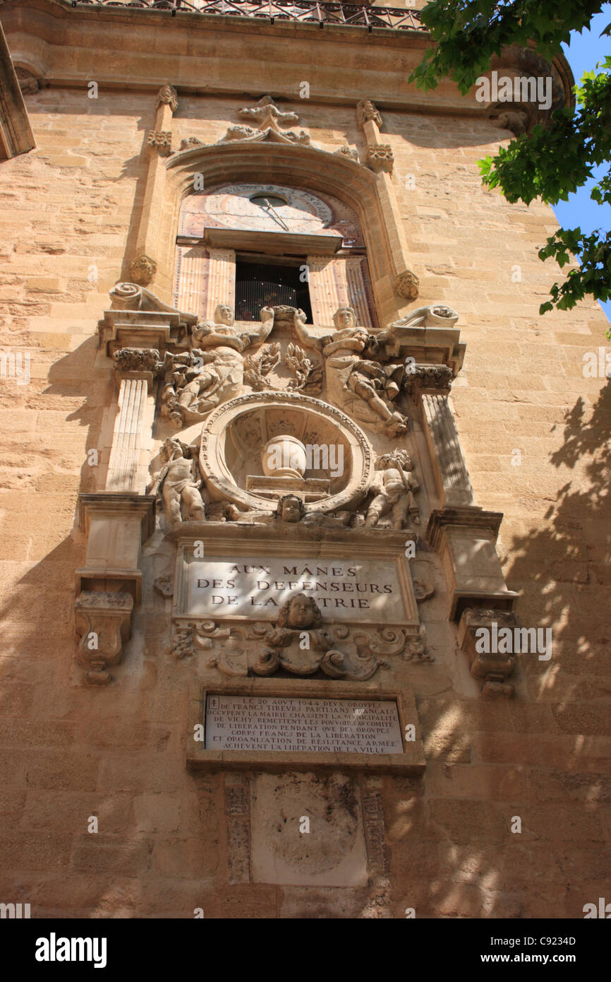 Aix is a city famous for its beautiiful architecture Stock Photo - Alamy
