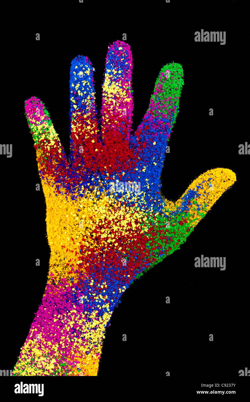 Handprint child hi-res stock photography and images - Alamy