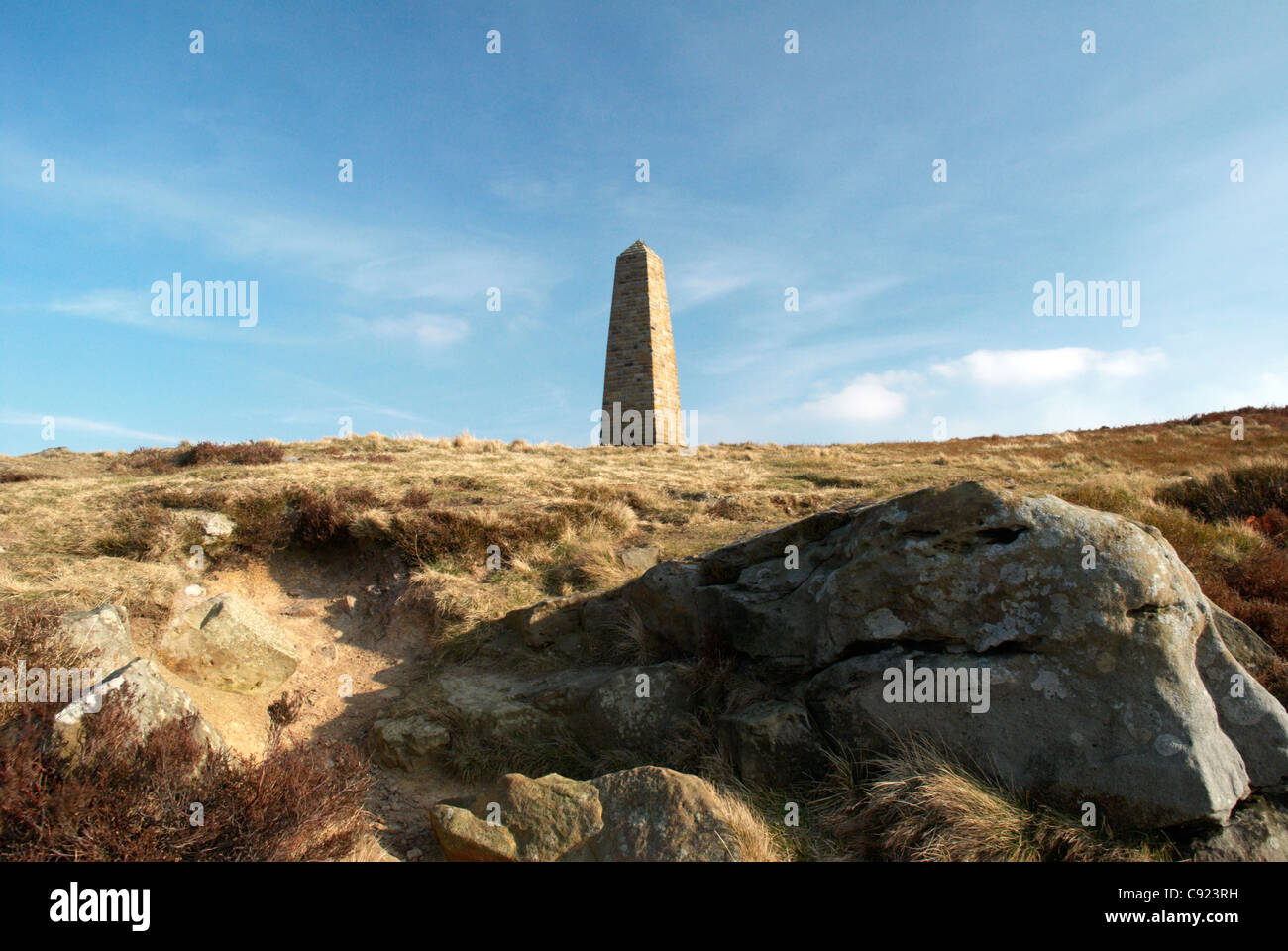 Captain cooks monument easby moor hi-res stock photography and images ...