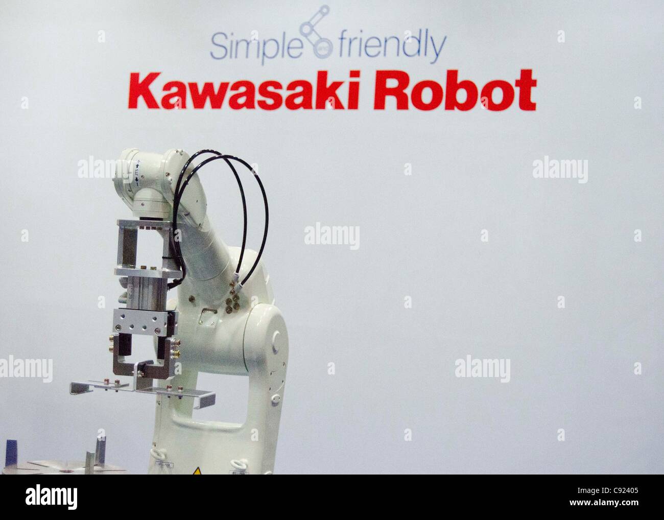 November 9th, 2011 : Tokyo, Japan. A newly invented robot performs ...