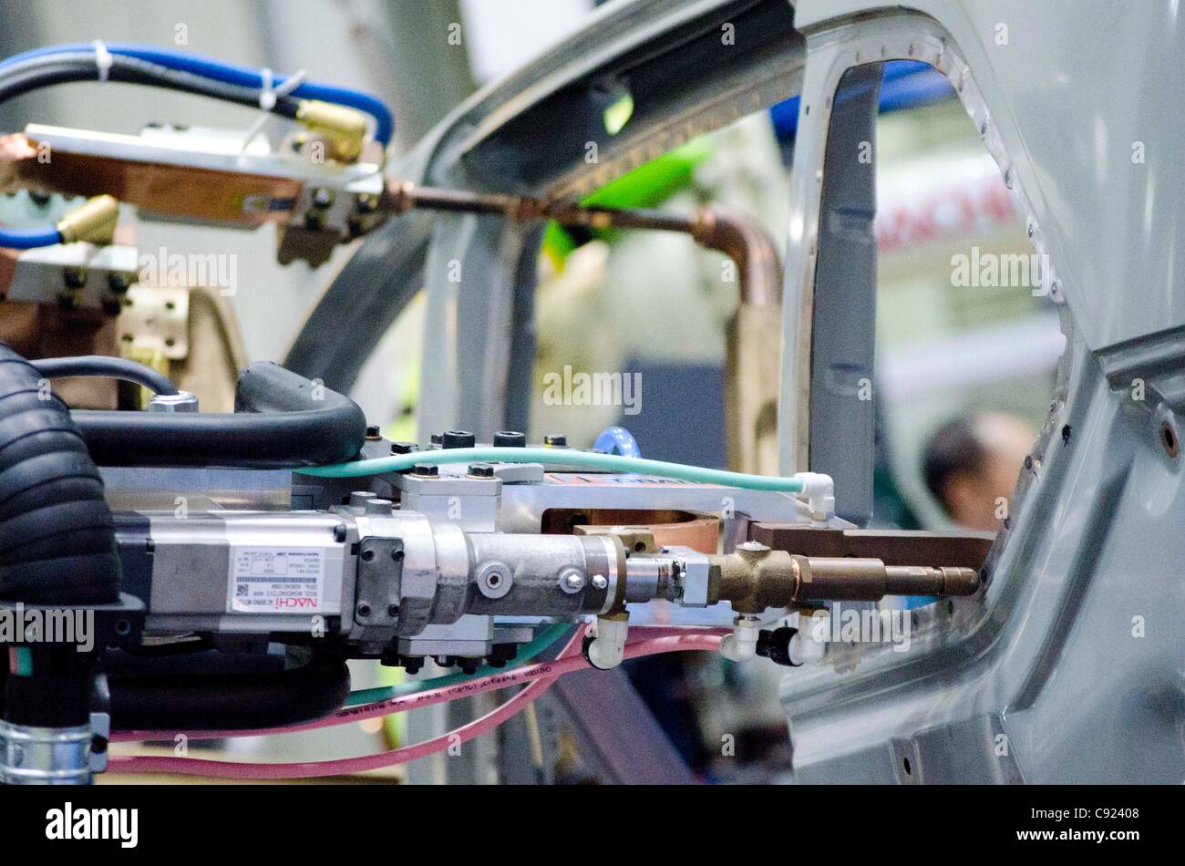 November 9th, 2011 : Tokyo, Japan. A newly invented robot performs ...