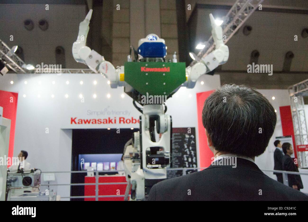 November 9th, 2011 : Tokyo, Japan â A newly invented robot performs ...