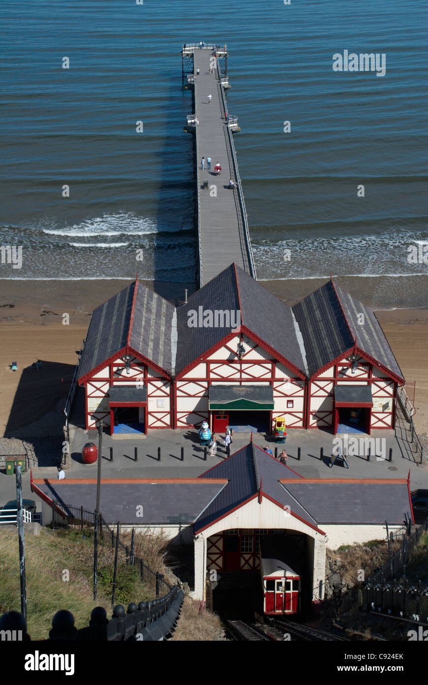 Saltburn Cliff Tramway and Pier are historic features of the North ...