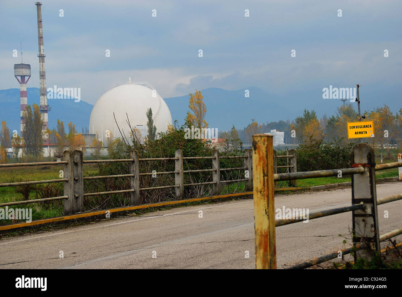 Campania, Italy : Garigliano nuclear power plant Stock Photo - Alamy