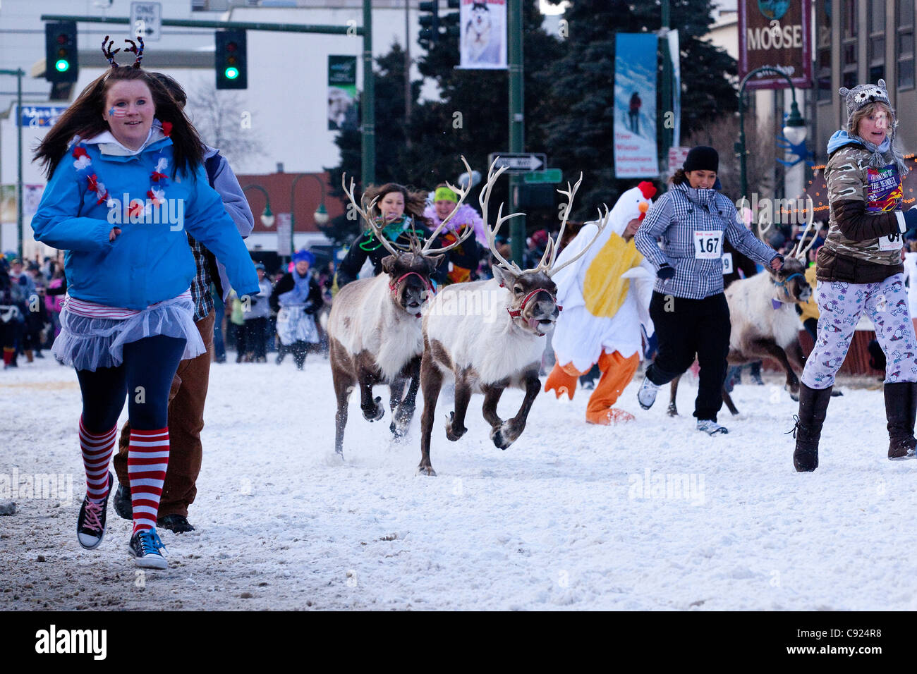 Fur rendezvous rondy anchorage alaska hi-res stock photography and ...