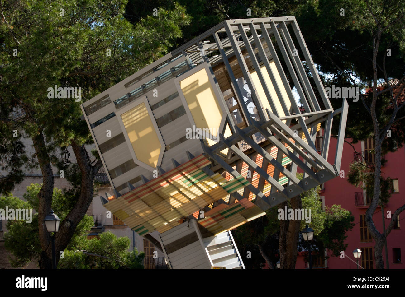 Touring public art of an upside-down church called 'Device to root out ...