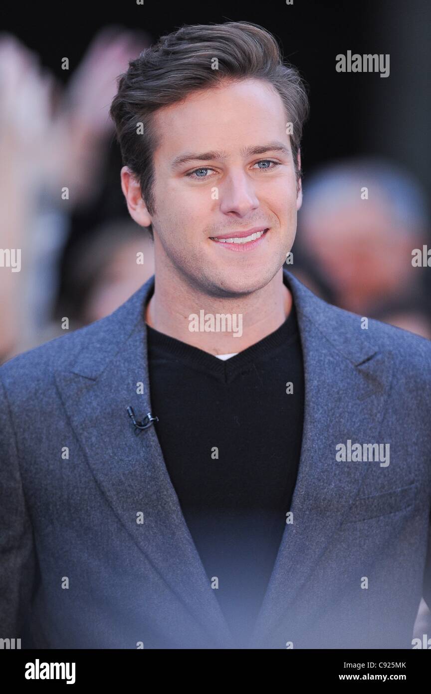 Armie Hammer, tapes an interview at 'Good Morning America' at the ABC ...