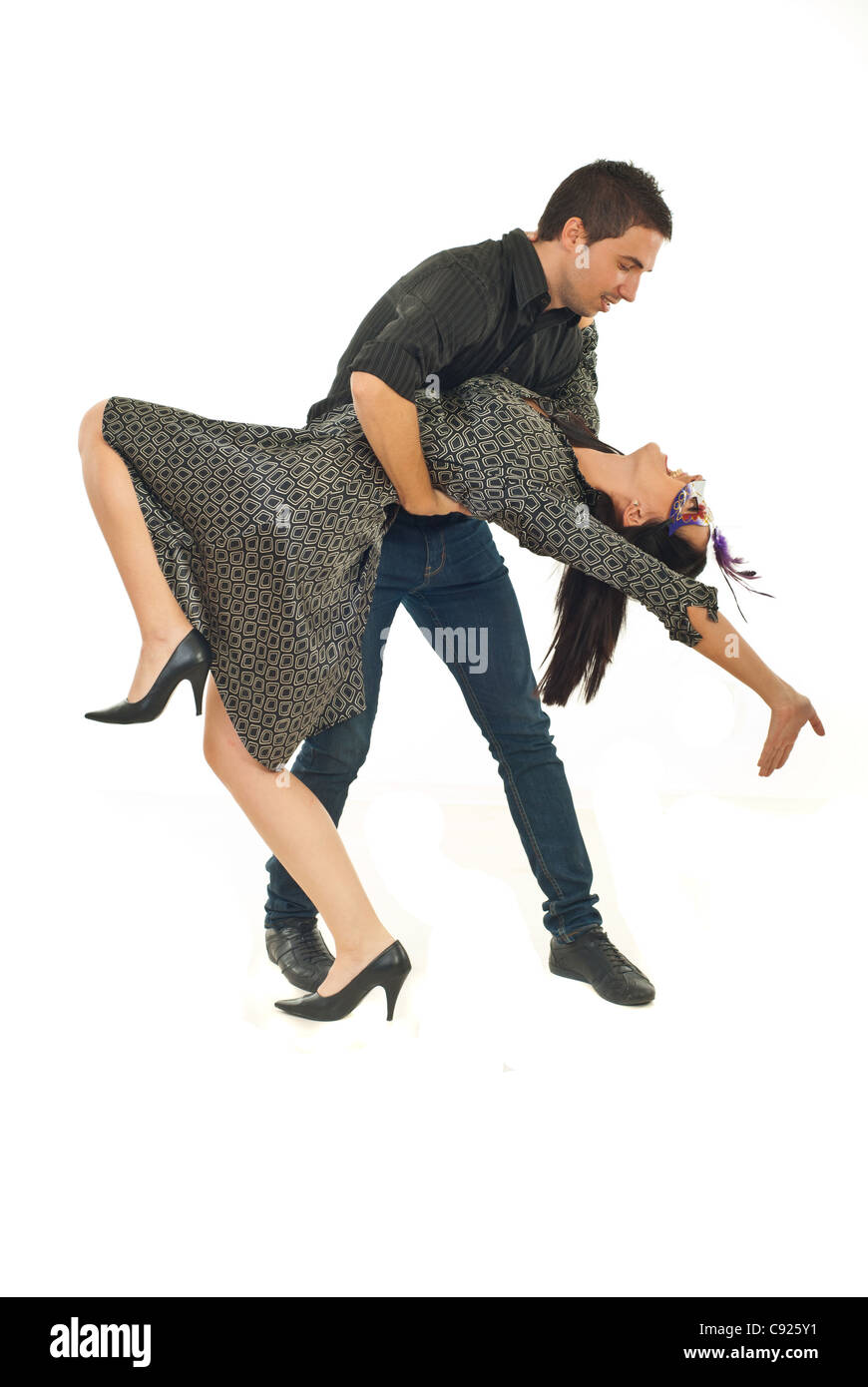 Man dancing at carnival Cut Out Stock Images & Pictures - Alamy