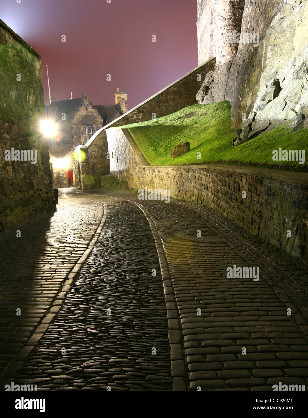 Edinburgh Castle is a castle fortress which dominates the skyline from ...