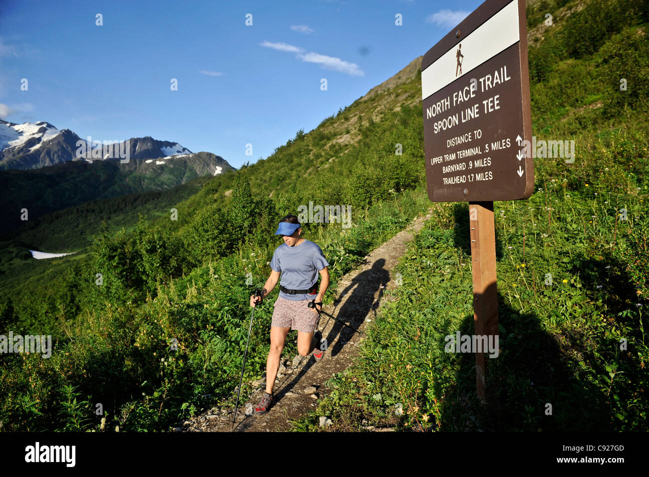 North pole marker hi-res stock photography and images - Alamy