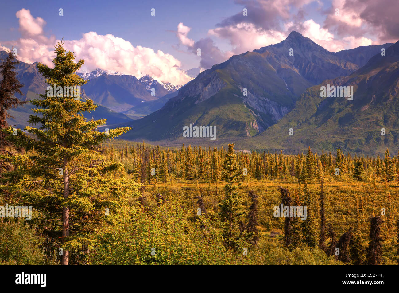 View Of Chugach Mountains High Resolution Stock Photography and Images ...