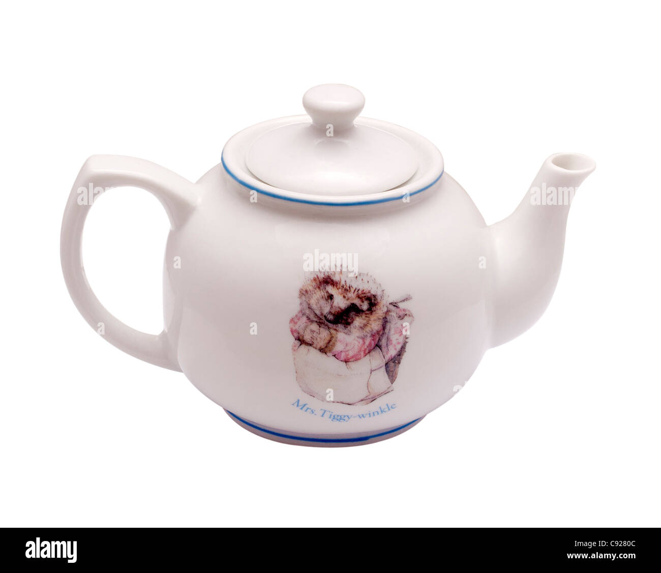 antique porcelain teapot Stock Photo - Alamy