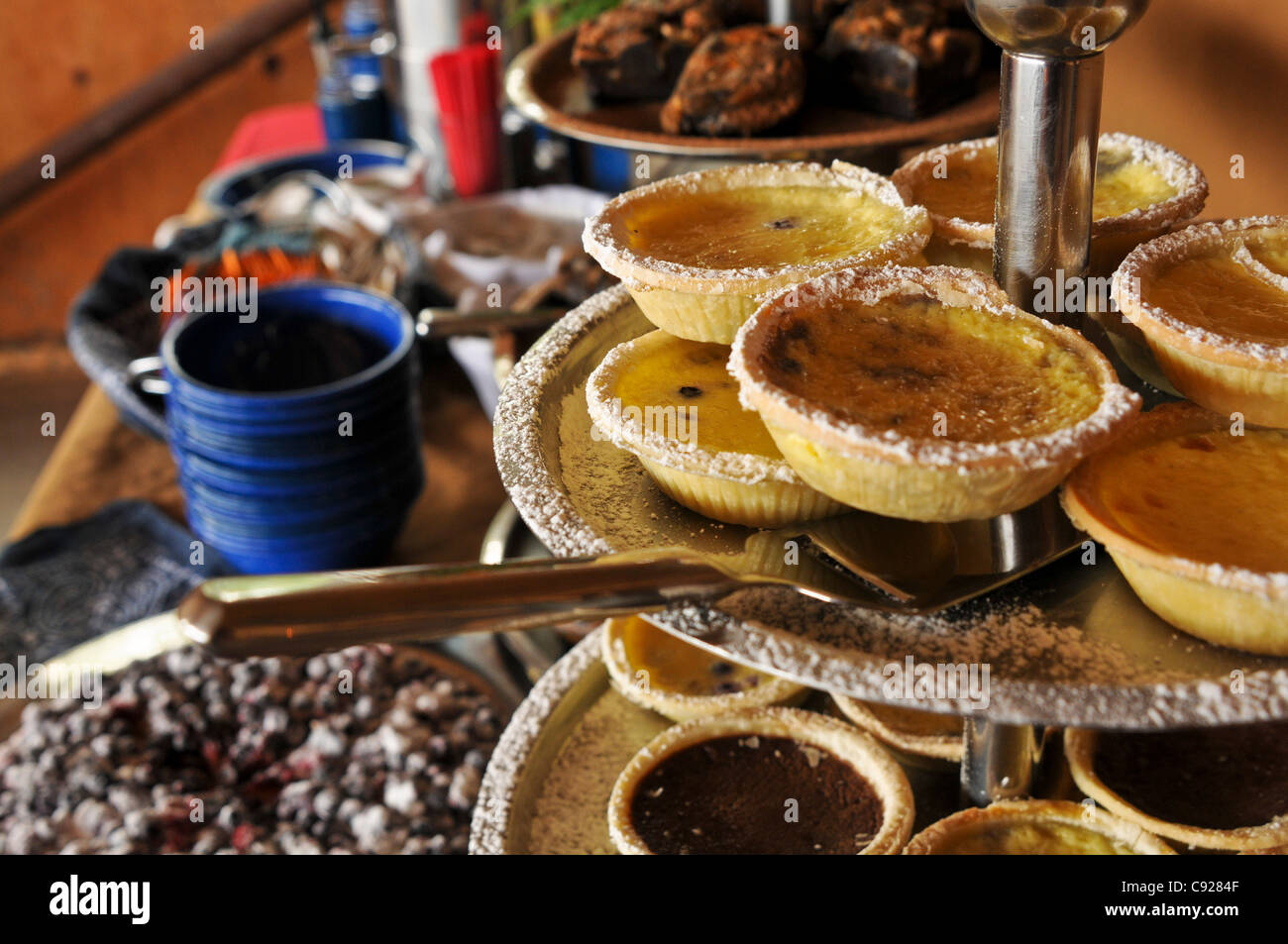 Party pastries at a business conference reception, Girdwood ...