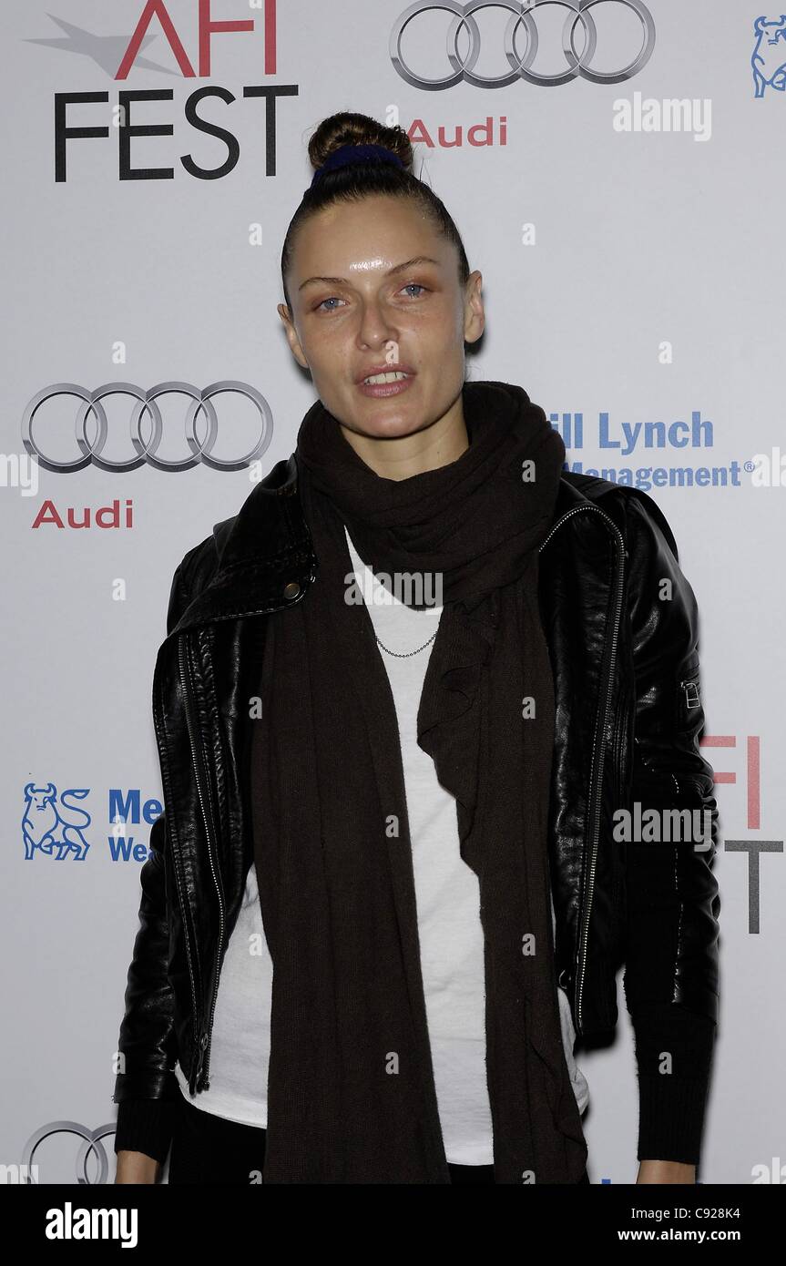 Rie Rasmussen at arrivals for THE ARTIST Premiere at AFI FEST, Grauman ...