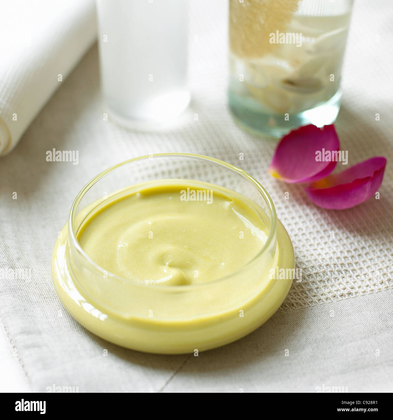 Avocado body lotion Stock Photo - Alamy