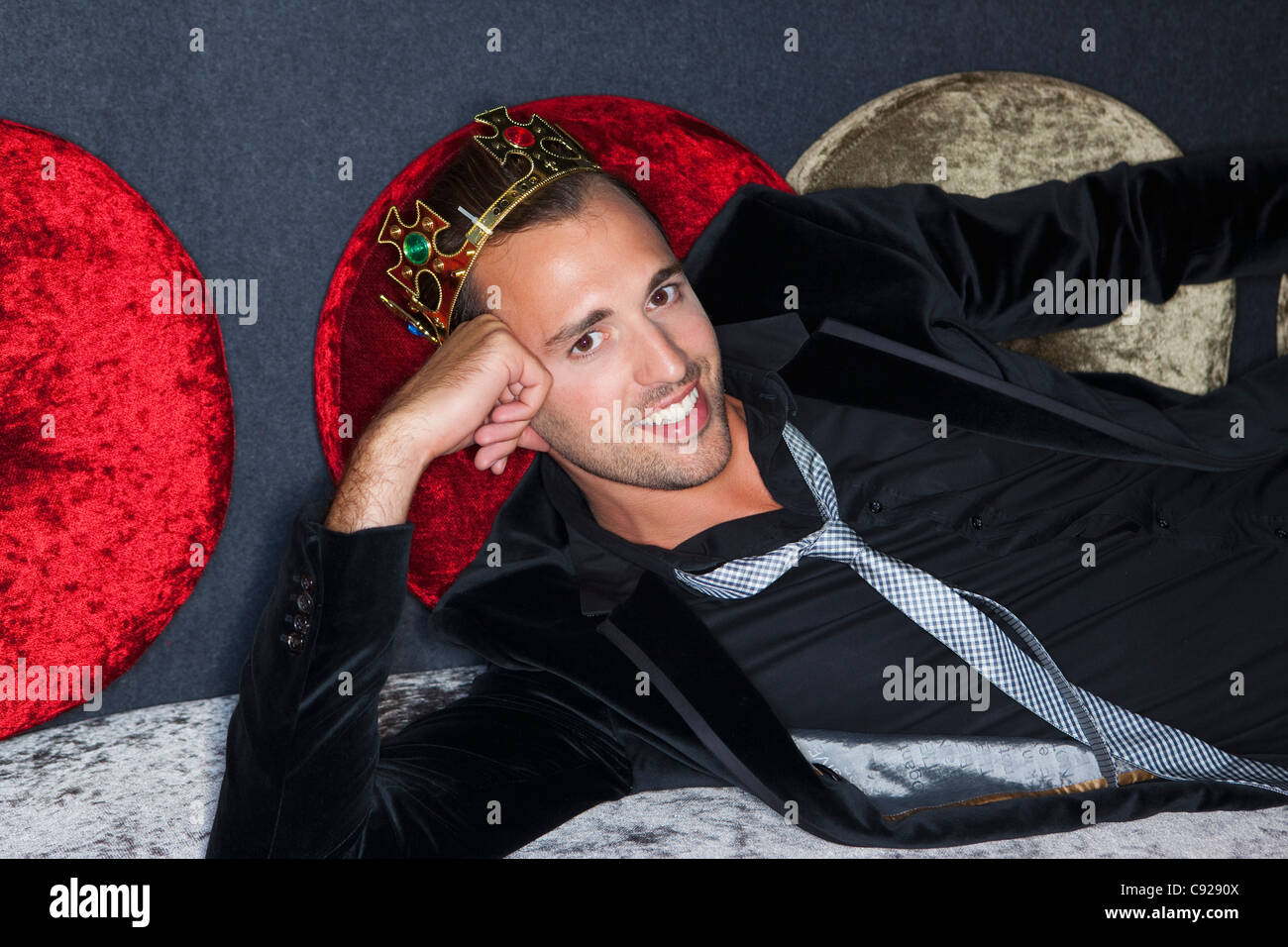 Man With Crown High Resolution Stock Photography and Images - Alamy