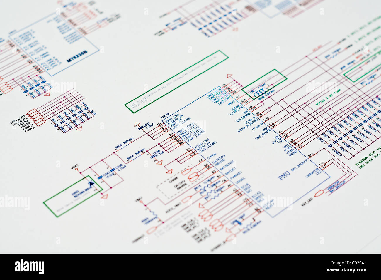 Plan drawing circuit hi-res stock photography and images - Alamy