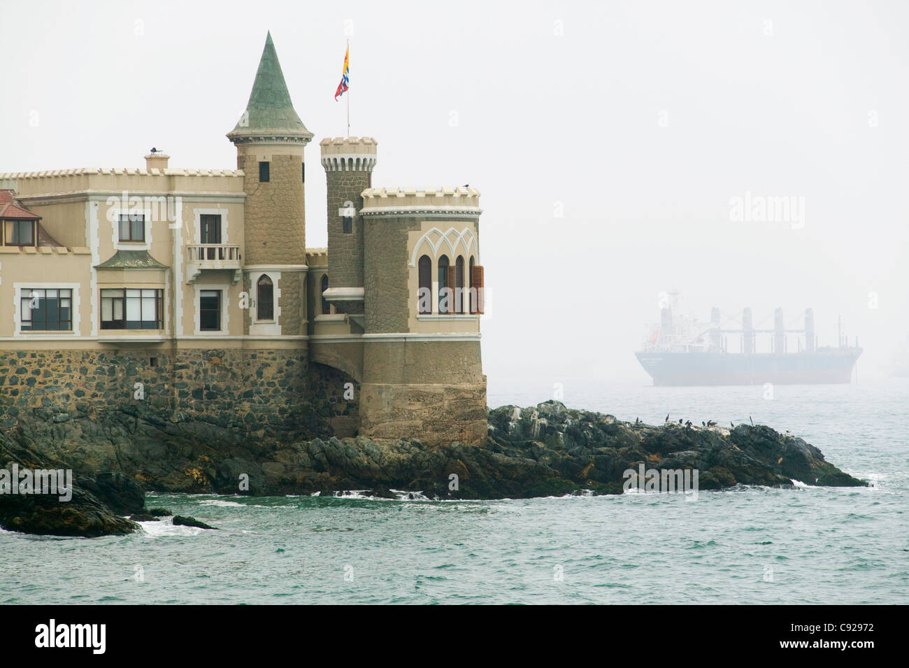 Chile, Vina del Mar, Castillo Wulf Stock Photo - Alamy