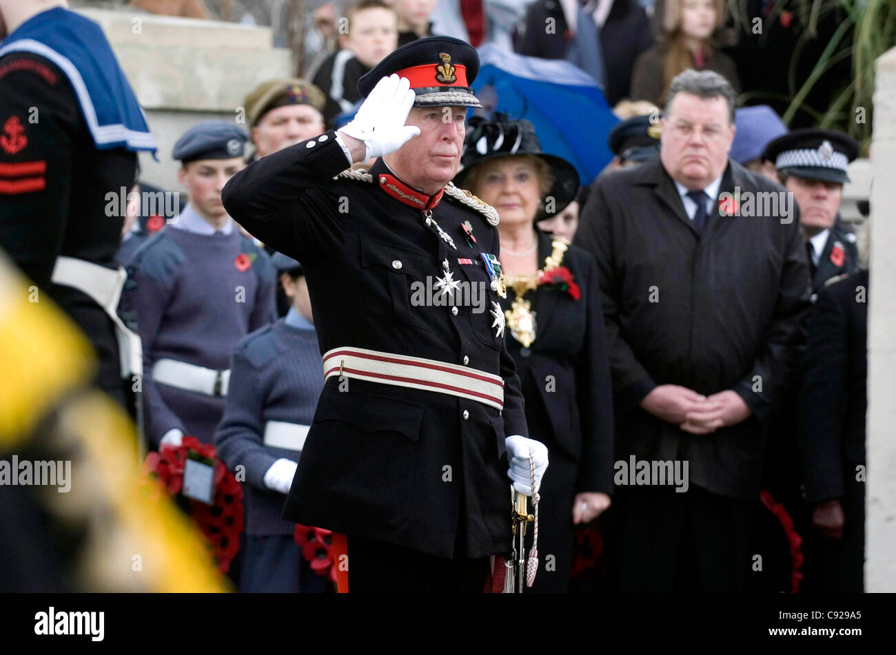 National service of remembrance marking Armistice Day at the Cenotaph ...