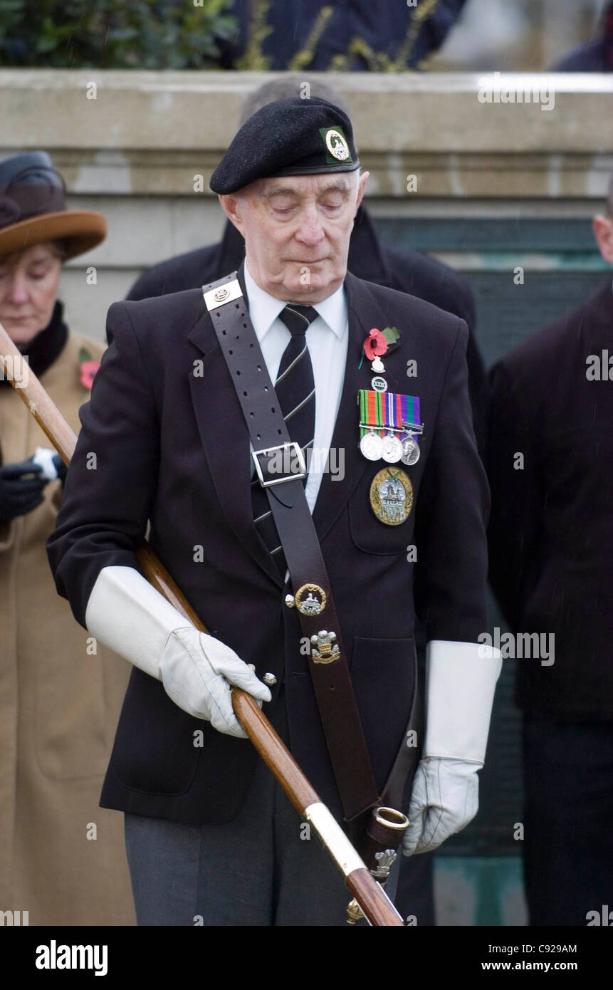 National service of remembrance marking Armistice Day at the Cenotaph ...