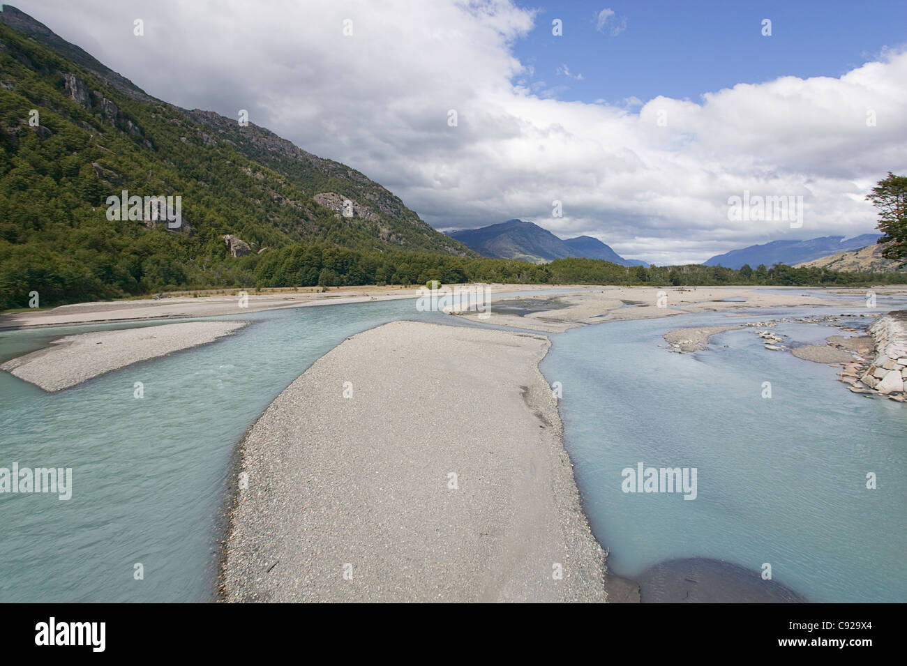 Chile, Patagonia, the Rio Baker near Caleta Tortel Stock Photo - Alamy