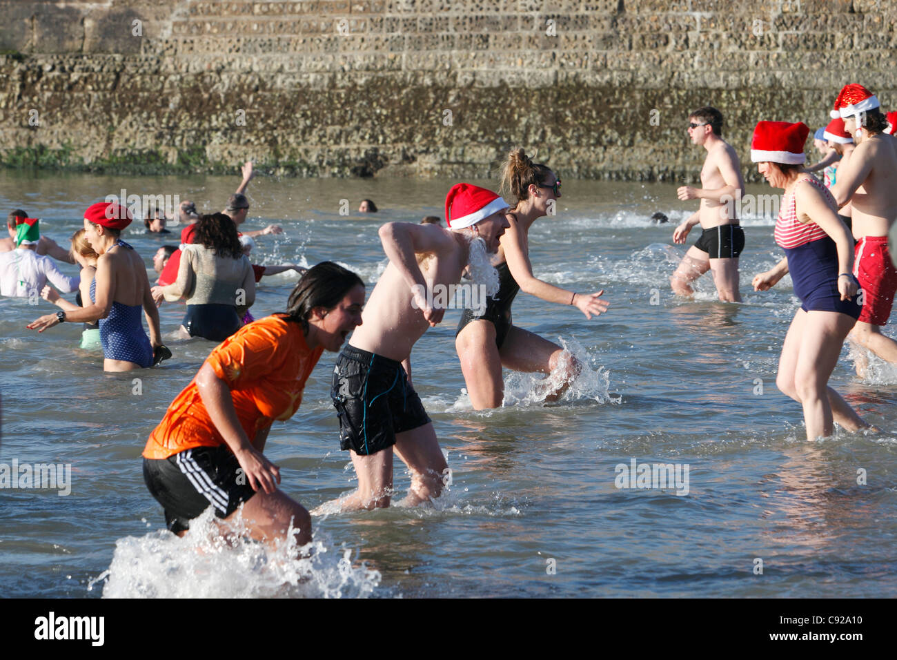 Brave swimmer hi-res stock photography and images - Alamy