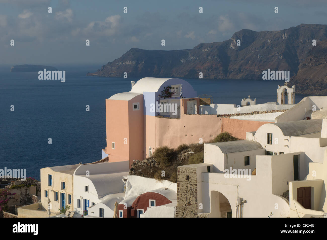 View of oia village hi-res stock photography and images - Alamy