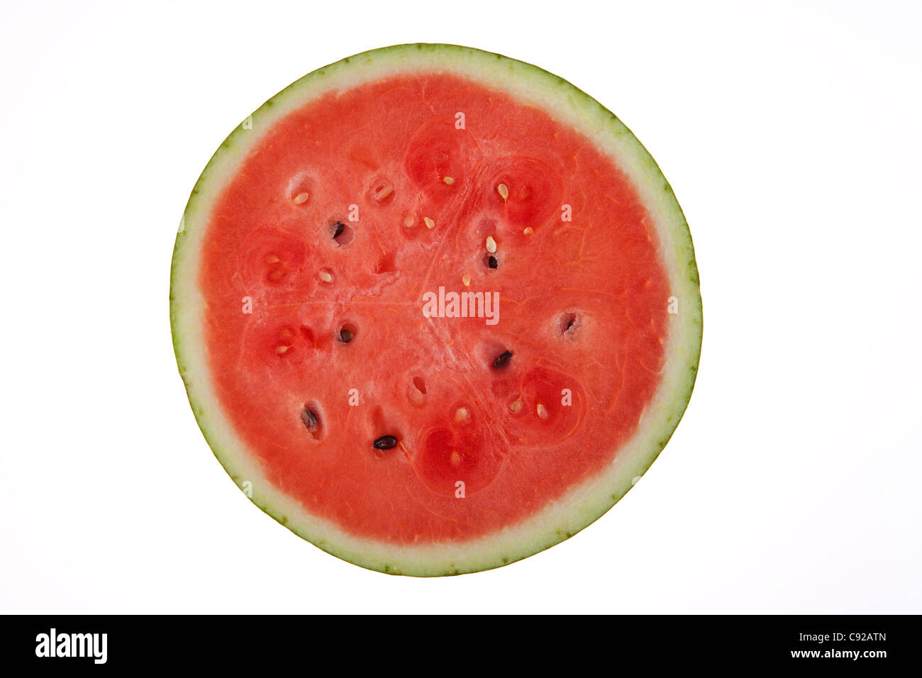 Cross section of watermelon Stock Photo - Alamy
