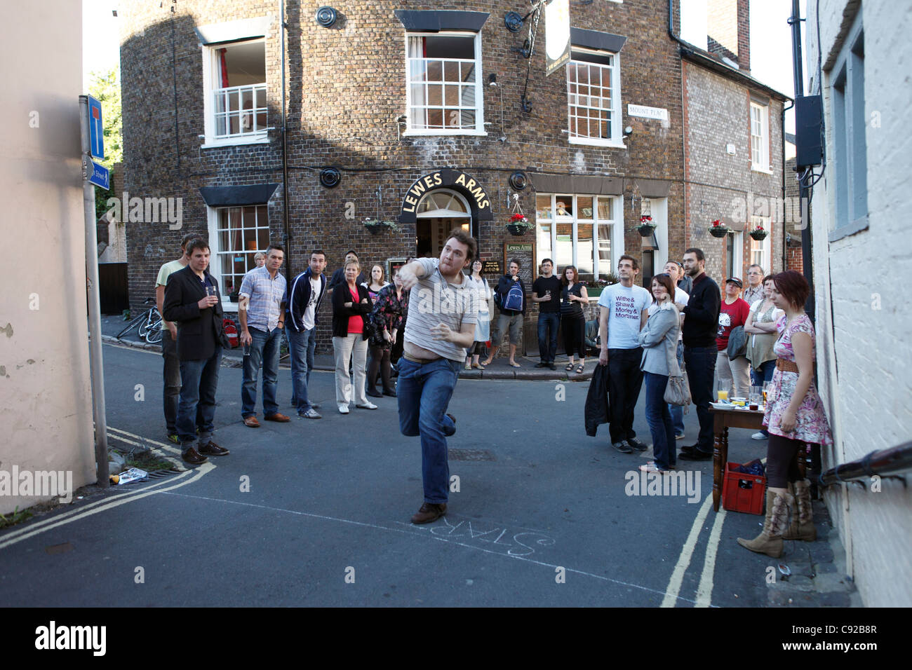 The quirky annual World Pea Throwing Championships, held at the Lewes ...