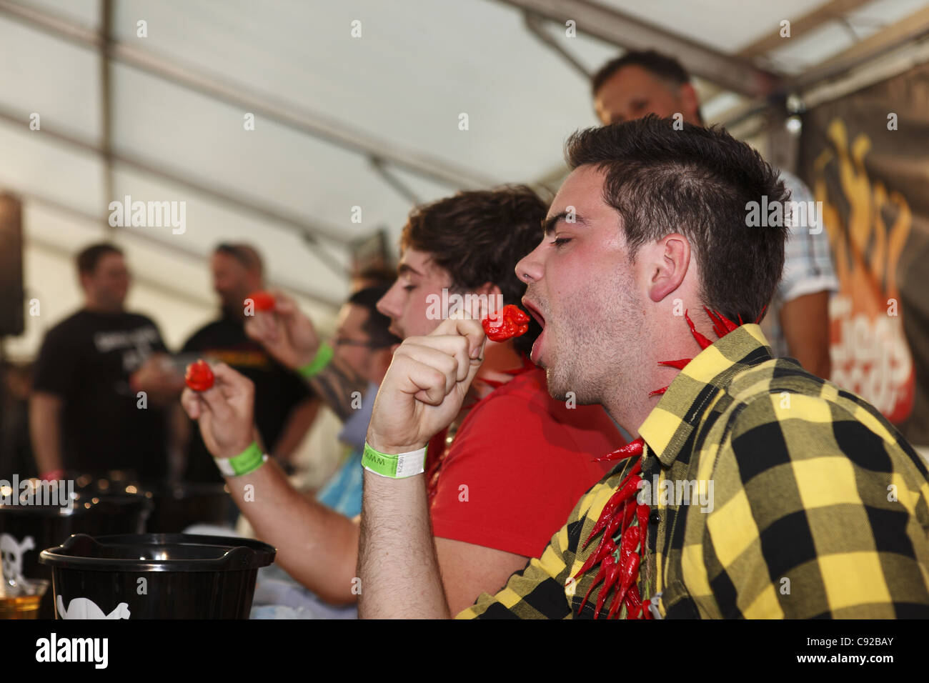 The quirky annual chilli-eating contest held on a weekend in September ...
