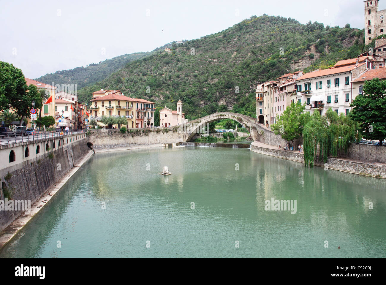 Town on river nervia hi-res stock photography and images - Alamy