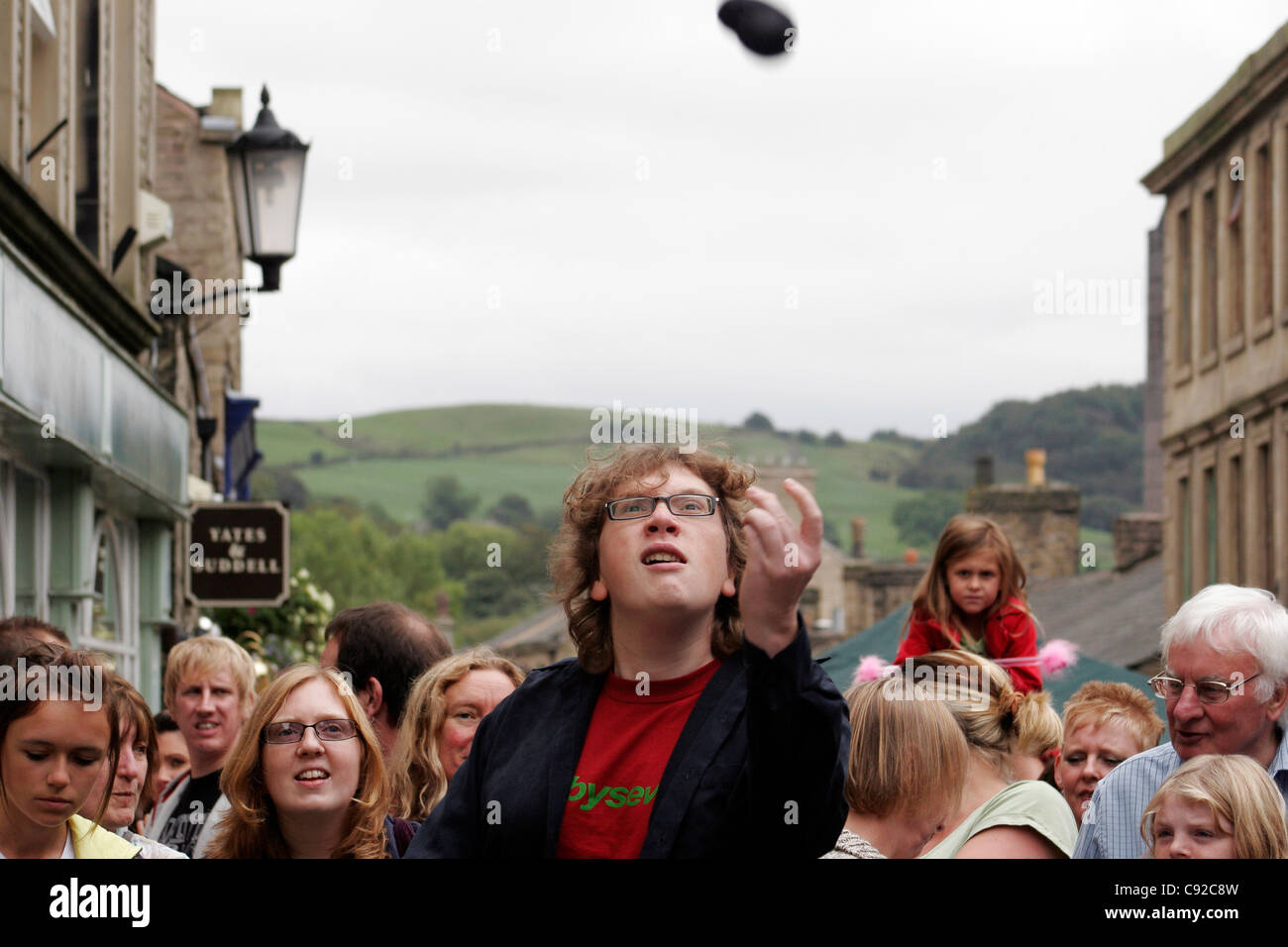 The quirky annual World Black Pudding Throwing Championships, held in ...