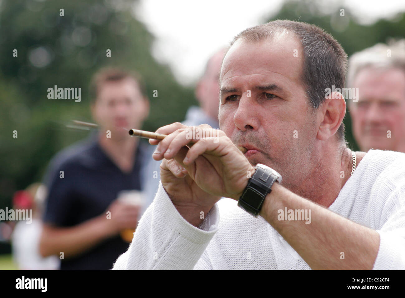 World pea shooting championships hi-res stock photography and images ...
