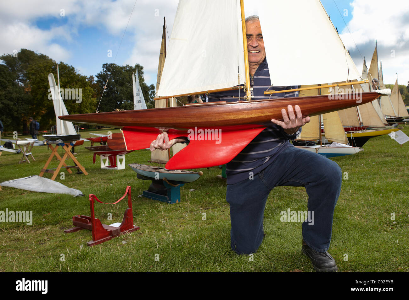 Boat yacht man hobby model hi-res stock photography and images - Alamy
