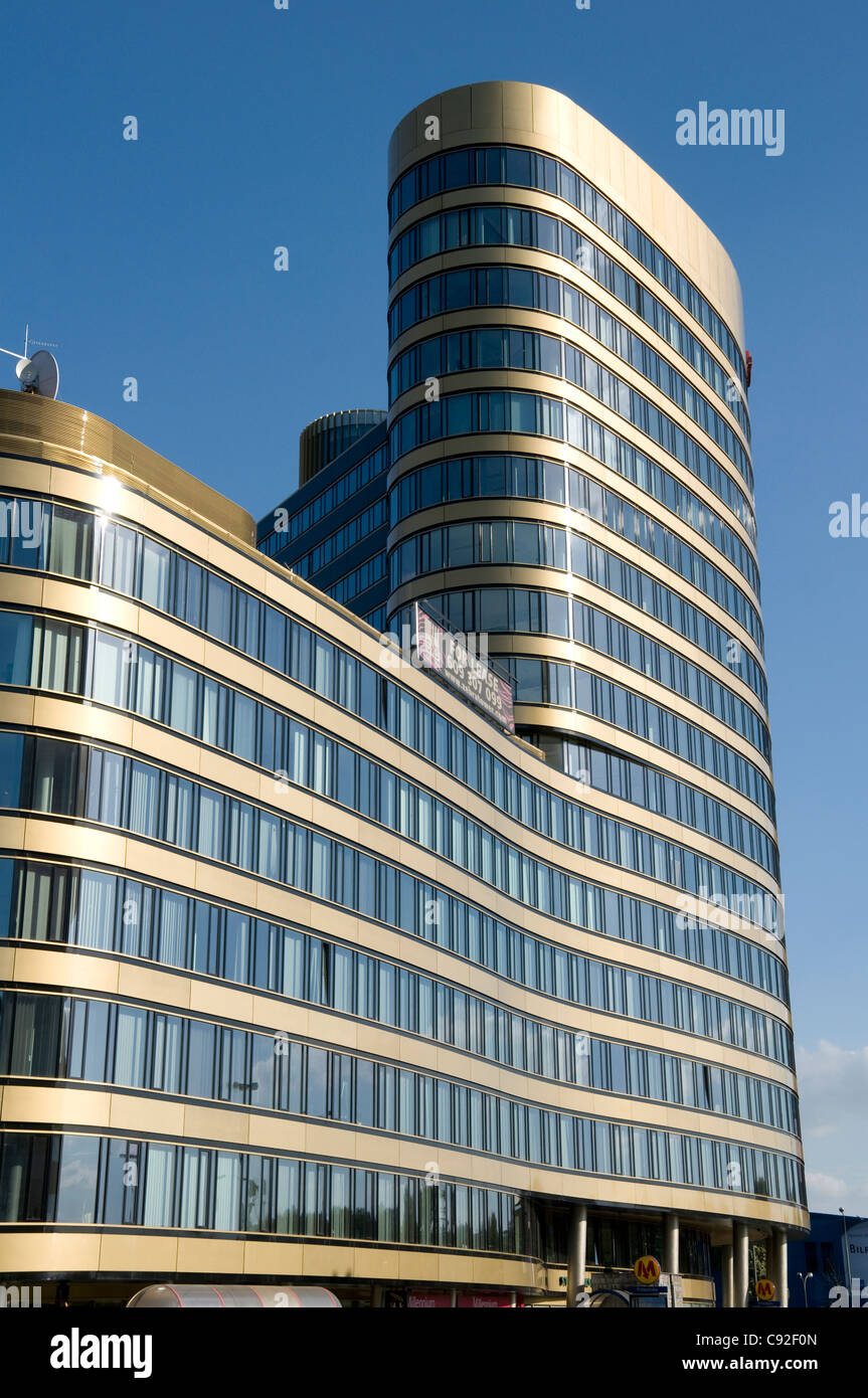 Zebra Tower, Warsaw, Poland, Europe Stock Photo - Alamy
