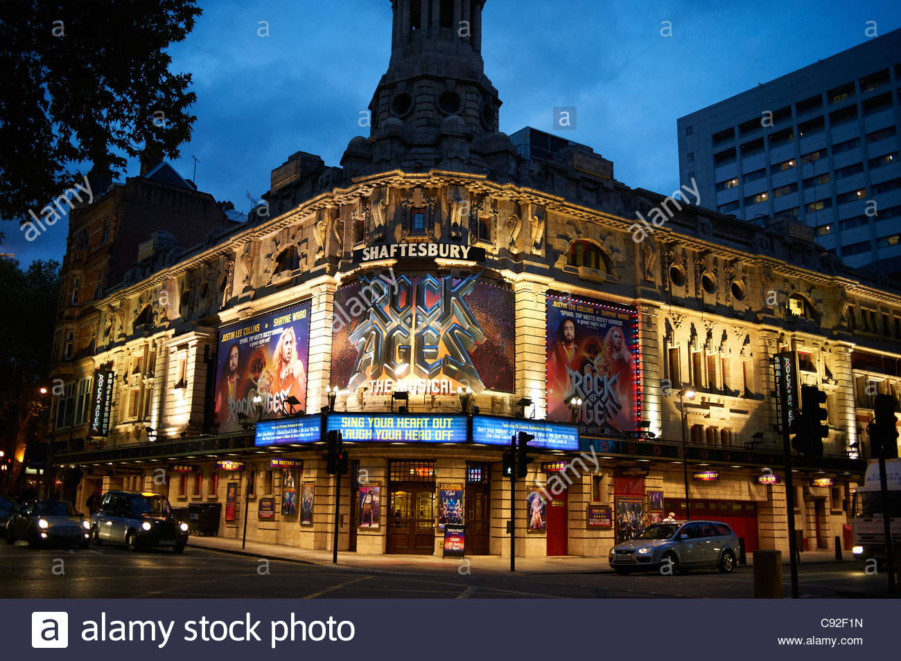 London Theatre Theater Exterior Outside High Resolution Stock ...