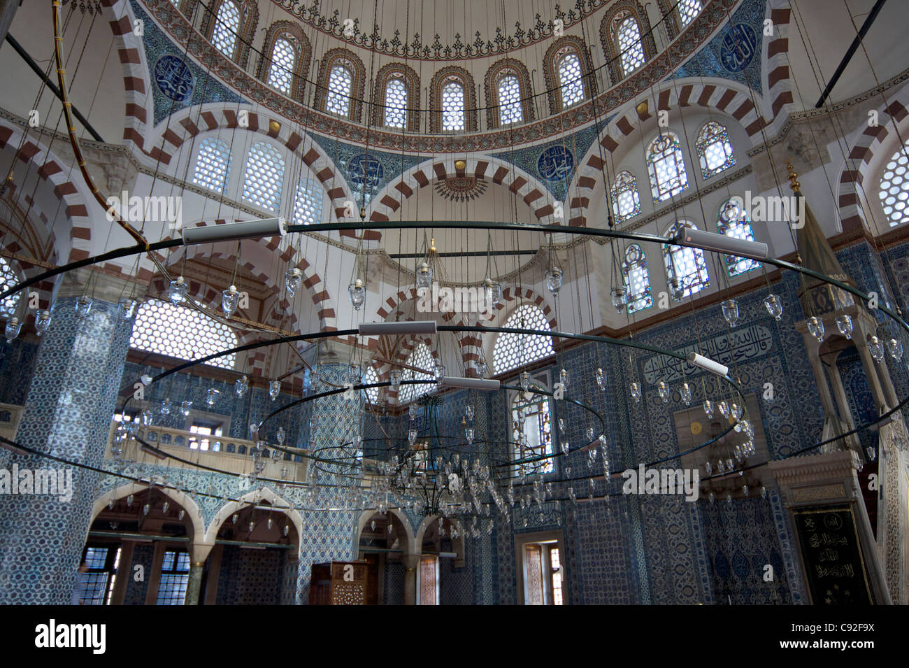 Interior of rustem pasha mosque hi-res stock photography and images - Alamy