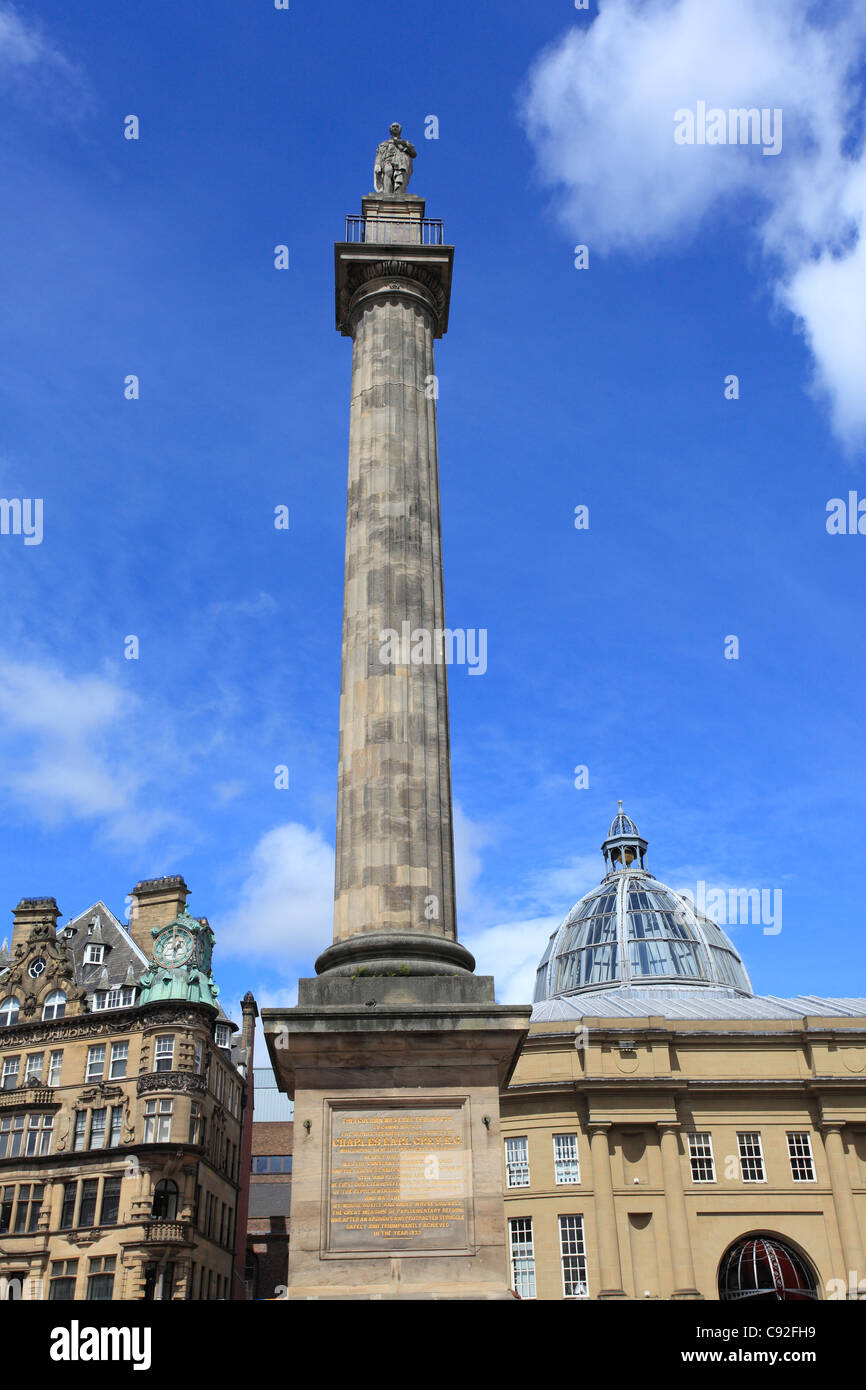 Grey's Monument is a Grade I listed monument to Charles Grey erected to ...