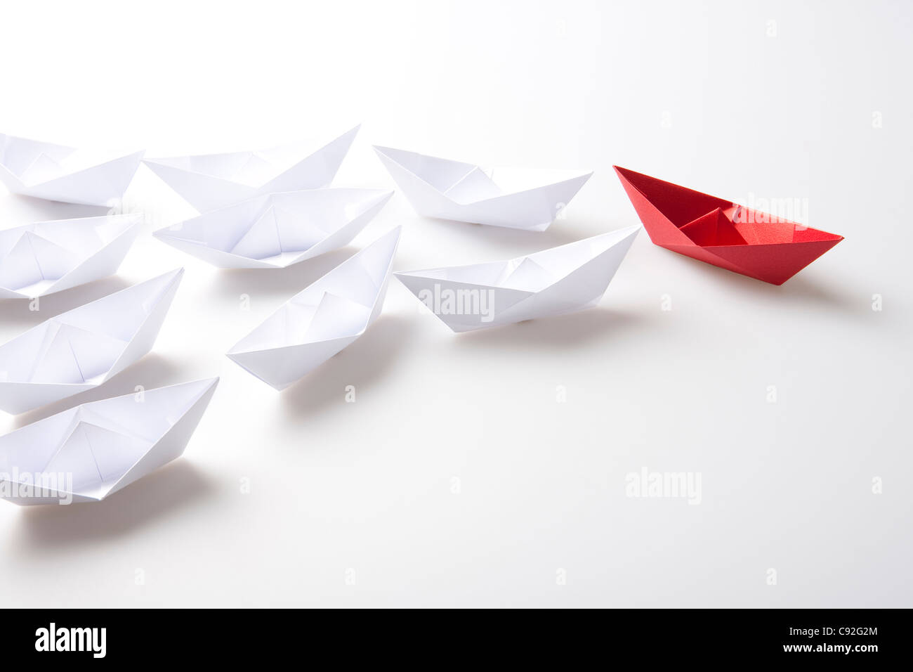 Large red origami paper hi-res stock photography and images - Alamy