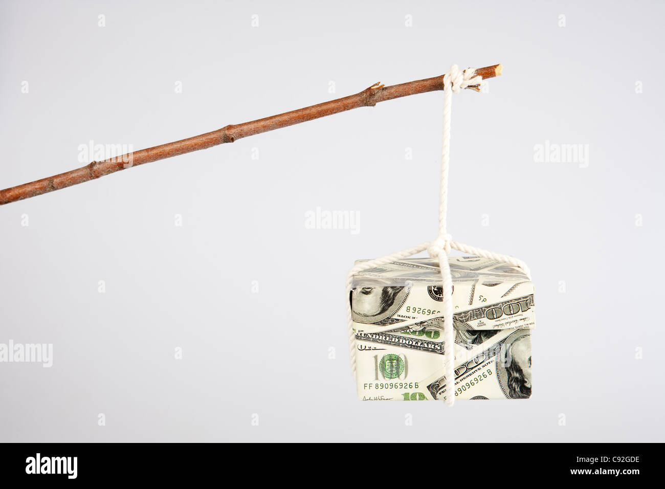 Cube currency note stick hi-res stock photography and images - Alamy