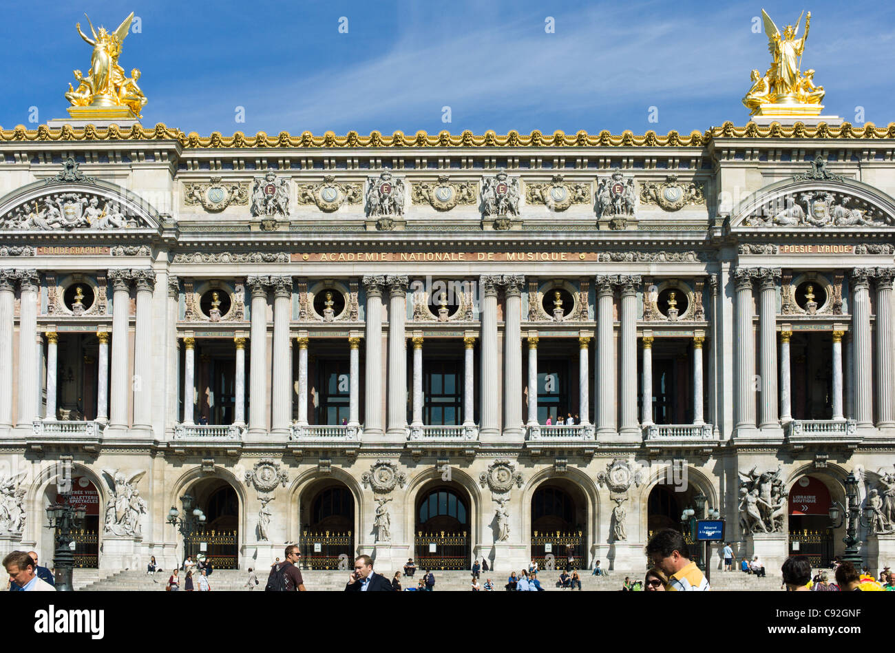 Paris, the Opéra Garnier palace Stock Photo - Alamy