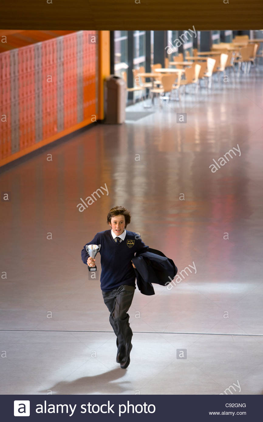 Male High School Student Running Stock Photos & Male High School ...