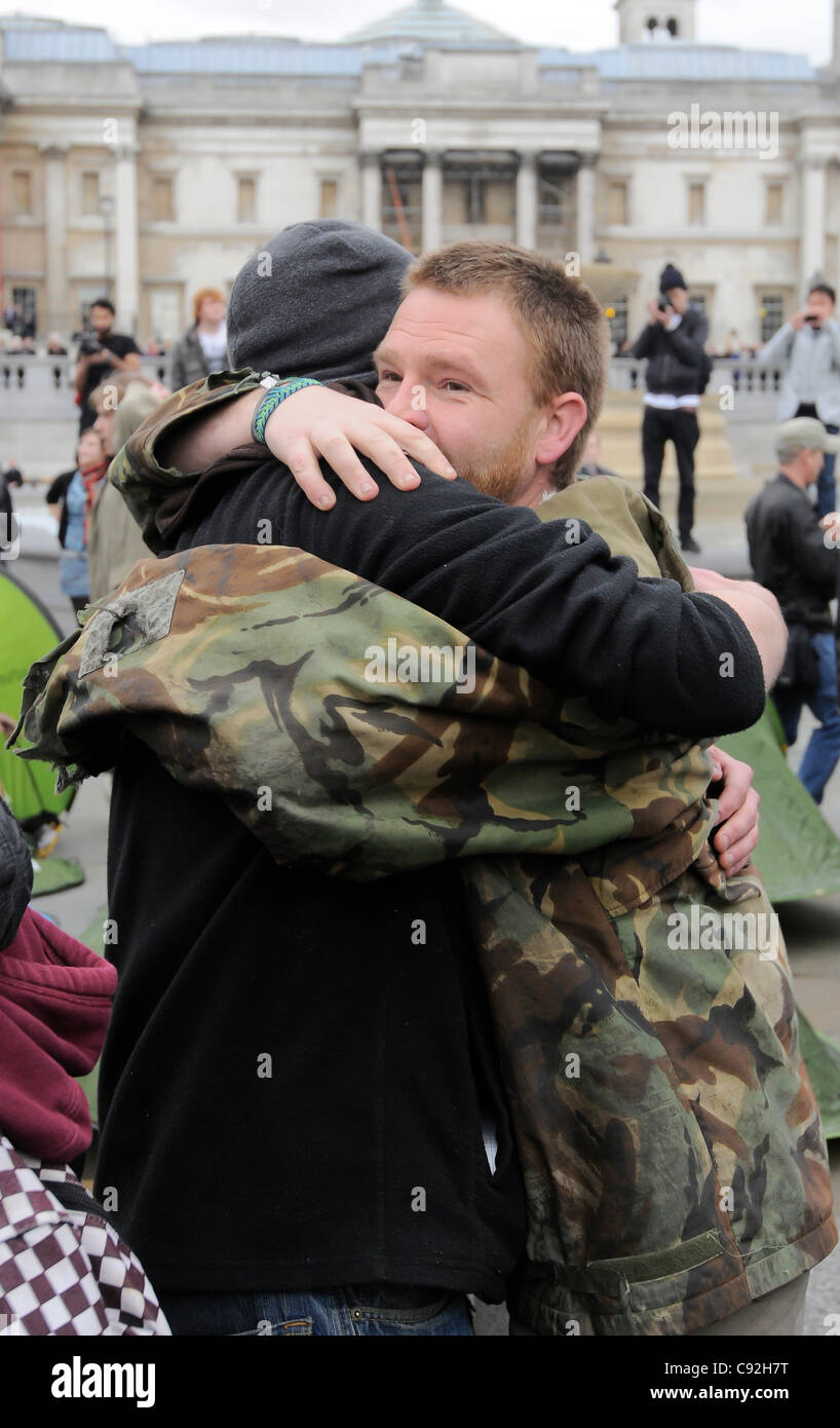Police hug uk hi-res stock photography and images - Alamy